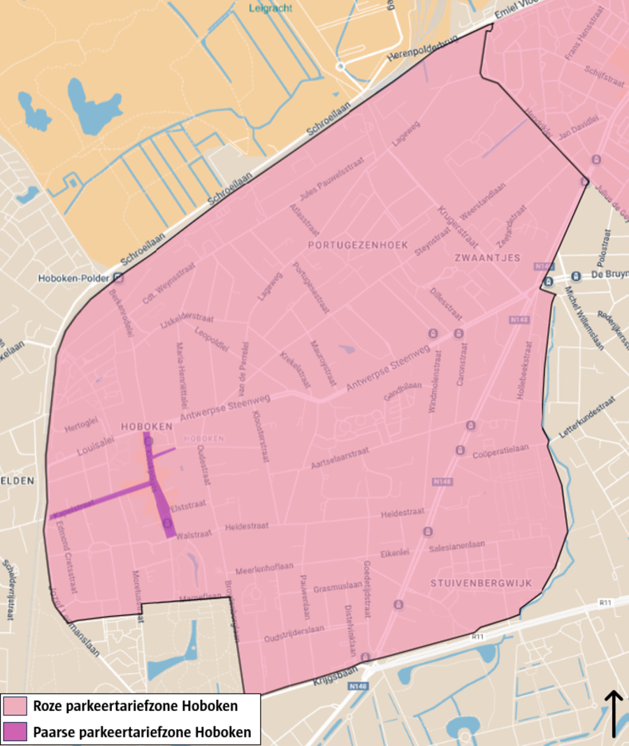 Nieuwe parkeertariefzones rond evenementenlocaties en in Hoboken ...