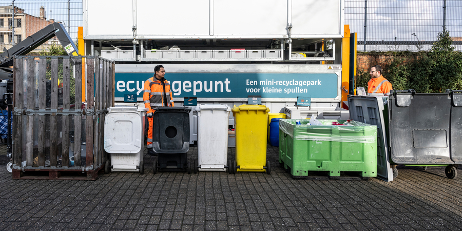 Mobiele recyclagepunten | Antwerpen